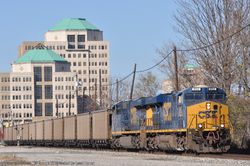 CSXT 852 On CSX E 411 Eastbound
